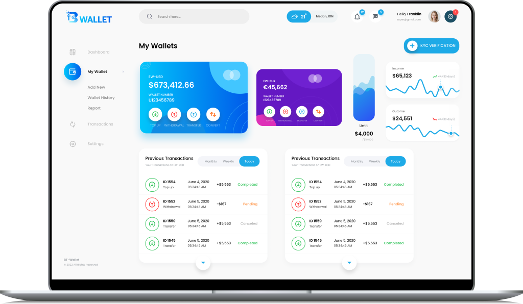 BT-Wallet – Secure